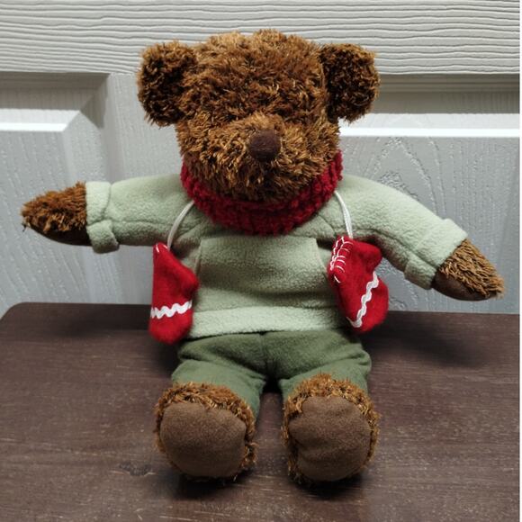 Hallmark | Toys | Hallmark 0th Anniversary Teddy Mittens Bear Holiday ...